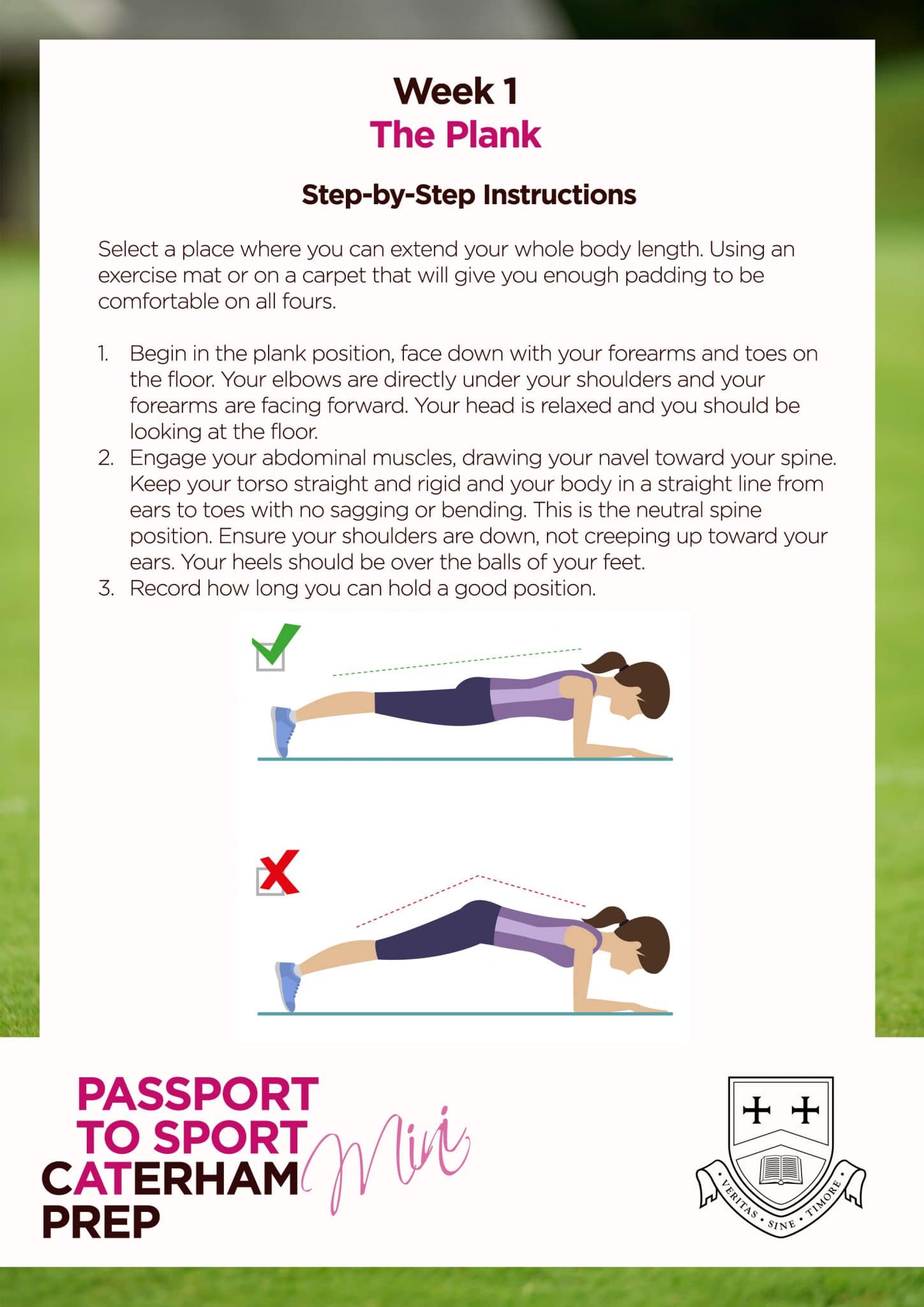 Mini Passport to Sport - Caterham Prep