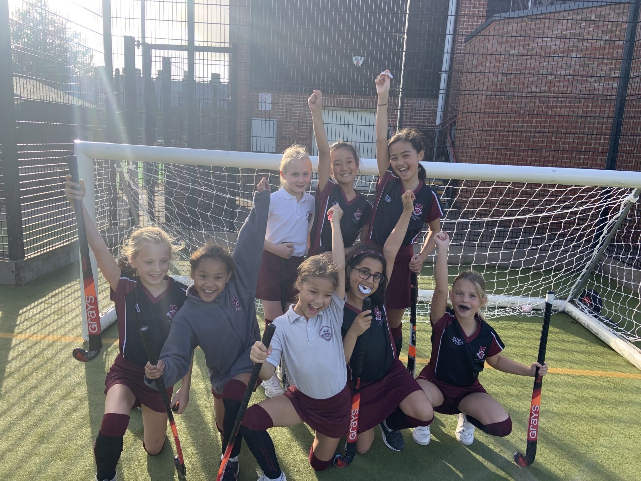 U9 Girls Hockey Play Local Tournament - Caterham Prep
