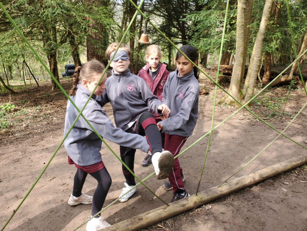 Teamwork in Outdoor Learning - Caterham Prep