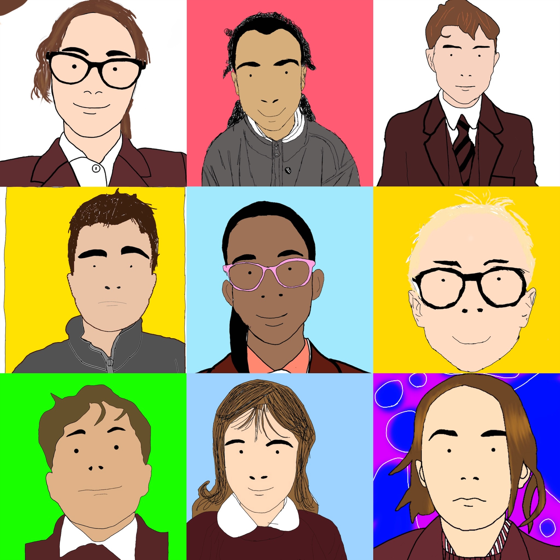 Year 5 Portraits Caterham Prep