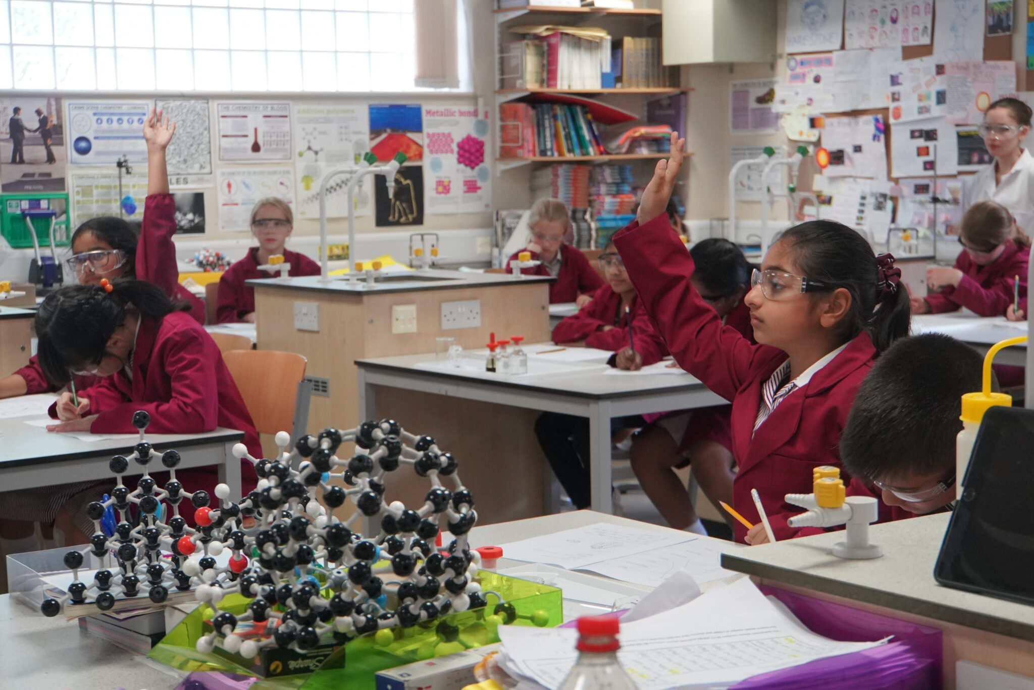 Prep Scientists Experiment in Senior Lab Lessons - Caterham Prep